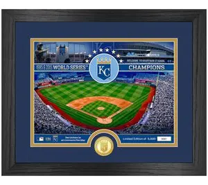 HIGHLAND MINT Kansas City Royals Bronze Coin St Adium Mint - One-color
