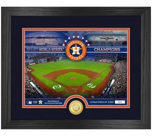 HIGHLAND MINT Houston Astros Bronze Coin Photo Int - One-color