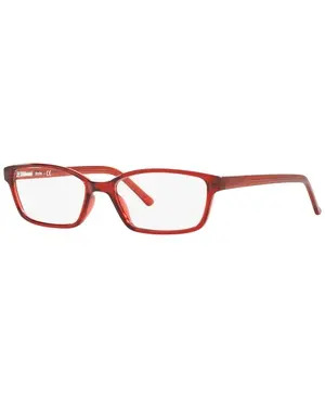 SFEROFLEX Sferoflex Rectangle Eyeglasses Burgundy