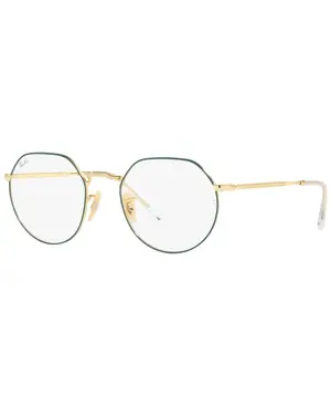 Ray-ban Jack Irregular Eyeglasses - Petroleum On Arista