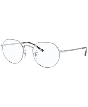 Ray-ban Jack Irregular Eyeglasses - Silver-tone