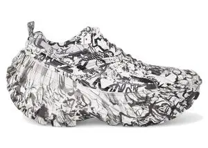 Balenciaga Bouncer Graffiti Print Sneakers