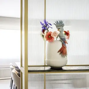 LLADRO Cockatoo Vase - Multi