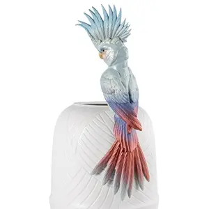 LLADRO Cockatoo Vase - Multi