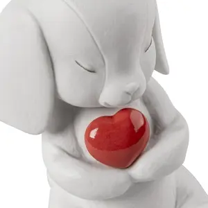 LLADRO Buddy The Caring Puppy Figurine