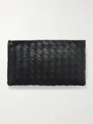 Bottega Veneta Medium Intrecciato Leather Pouch
