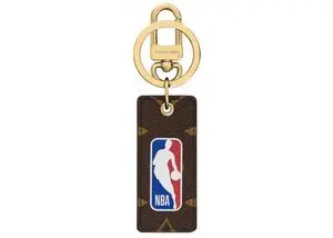 LOUIS VUITTON X Nba Letters Tab Key Holder & Bag Charm Monogram - Brown