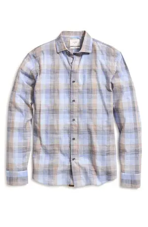 Billy Reid Hutcheson Standard Fit Check Cotton Button-up Shirt - Multi
