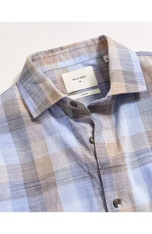 Billy Reid Hutcheson Standard Fit Check Cotton Button-up Shirt - Multi