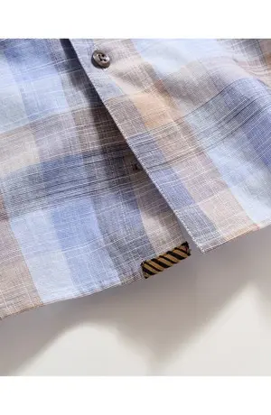 Billy Reid Hutcheson Standard Fit Check Cotton Button-up Shirt - Multi
