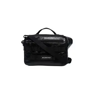 Balenciaga Army Pouch Crossbody Bag - Black