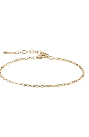 ALEX AND ANI Everyday Box Link Chain Bracelet - Gold