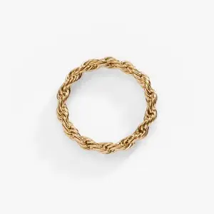 ALEX AND ANI French Rope Chain Ring - Gold