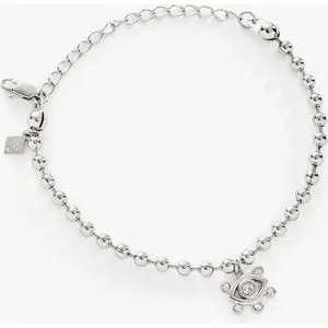 ALEX AND ANI Evil Eye Ball Chain Bracelet - Silver