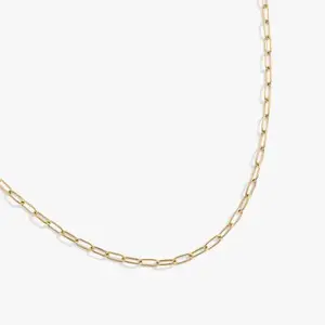 ALEX AND ANI Paperclip Layering Necklace - Gold