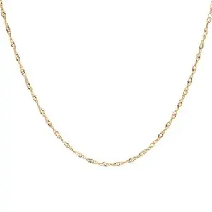 ALEX AND ANI Singapore Chain Layering Necklace - Gold