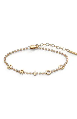 ALEX AND ANI Bride Tennis Chain Bracelet - Gold