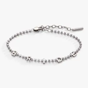ALEX AND ANI Bride Tennis Chain Bracelet - Silver