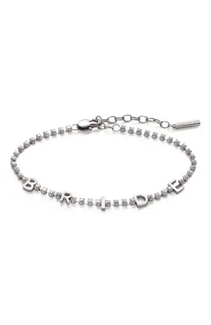 ALEX AND ANI Bride Tennis Chain Bracelet - Silver