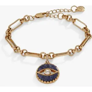 ALEX AND ANI Evil Eye Charm Bracelet - Gold