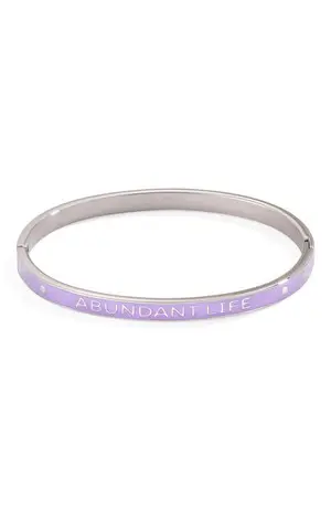 ALEX AND ANI Grateful Heart Bangle Bracelet - Silver