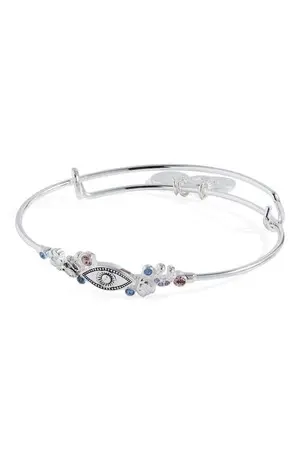ALEX AND ANI Alex And Ani Evil Eye Bangle Bracelet Silver