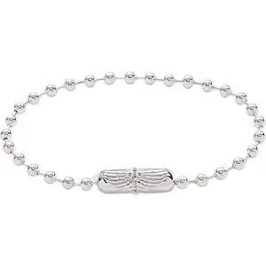 ALEX AND ANI Ball Chain Bracelet With Wings - Silver