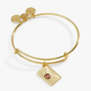 ALEX AND ANI Harry Potter™ Acceptance Letter Charm Bangle Bracelet - Gold