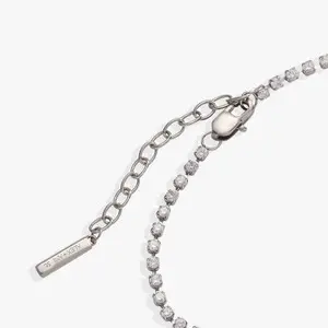 ALEX AND ANI Mama Tennis Bracelet - Silver