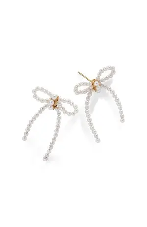 ALEX AND ANI Bow Stud Earrings
