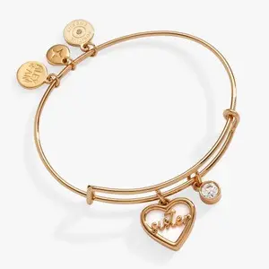 ALEX AND ANI Sister Bangle Bracelet - Gold
