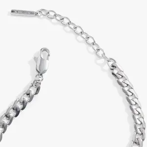 ALEX AND ANI Flat Curb Chain Bracelet