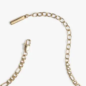 ALEX AND ANI Figaro Chain Charm Layering Necklace - Gold