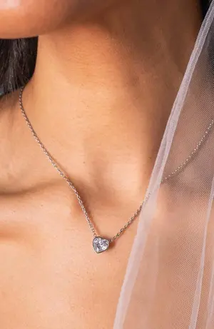 ALEX AND ANI Heart Pendant Necklace