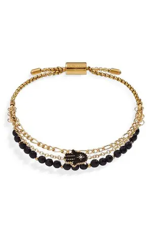 ALEX AND ANI Hamsa Bracelet Set - Gold
