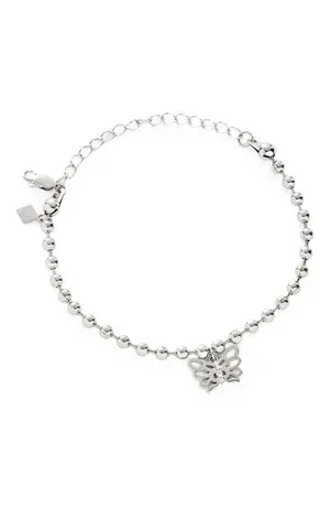 ALEX AND ANI Butterfly Charm Bracelet - Silver