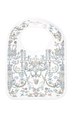 ATELIER CHOUX Xcaitlin Wilson Satin Bib - Blue