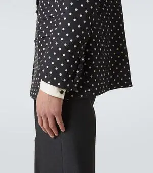 Valentino Garavani Polka-dot Silk Blazer