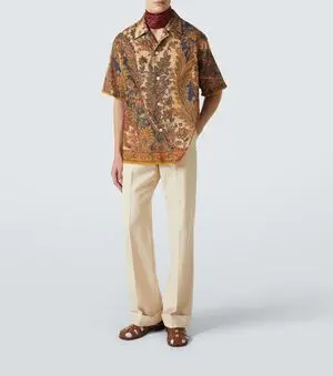 Valentino Garavani Paisley Linen Shirt