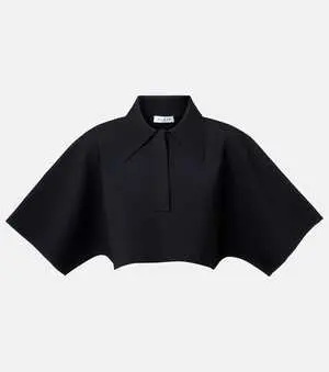Alaïa Cropped Polo Shirt