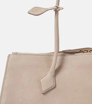 Alaïa Le Teckel Leather Tote - Beige