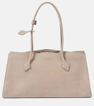 Alaïa Alaïa Le Teckel Leather Tote Grey