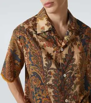 Valentino Garavani Paisley Linen Shirt