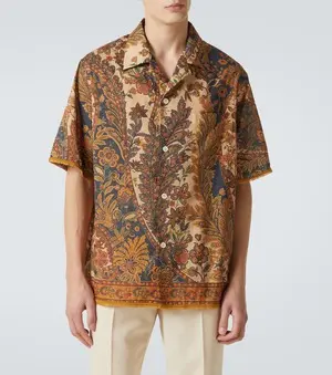 Valentino Garavani Paisley Linen Shirt