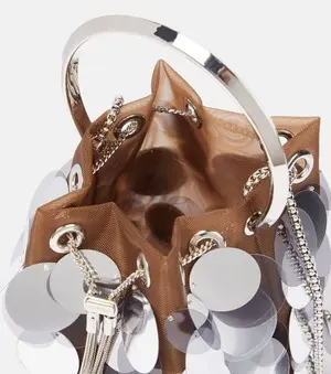 JIMMY CHOO Bon Bon Sequined Bucket Bag