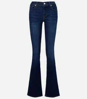 7 For All Mankind Mid-rise Bootcut Jeans - Blue