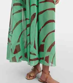 Johanna Ortiz Tactile Winds Georgette Maxi Dress