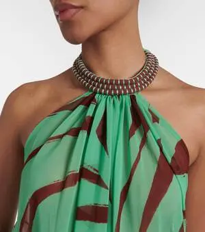Johanna Ortiz Tactile Winds Georgette Maxi Dress