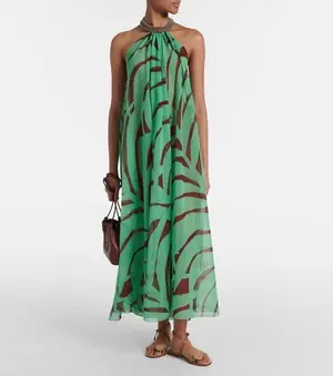 Johanna Ortiz Tactile Winds Georgette Maxi Dress