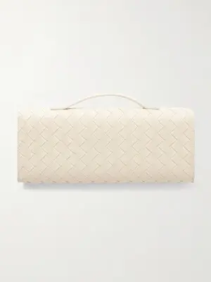 Bottega Veneta Andiamo Long Intrecciato Leather Clutch